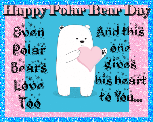 Polar Bears Love Too Free Polar Bear Day Ecards Greeting Cards
