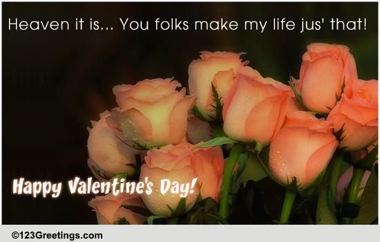 V'day Family Quote! Free Family eCards, Greeting Cards | 123 Greetings