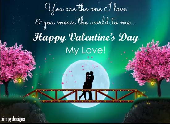 Beautiful Valentine’s Day Greetings. Free Happy Valentine's Day eCards ...