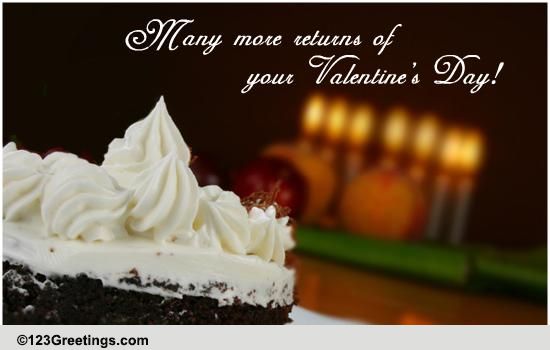 Valentine Birthday Greetings Valentine′ S Day Card Birthday Greeting