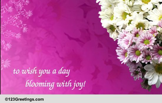 Joyous Day! Free Daisy Day eCards, Greeting Cards | 123 Greetings