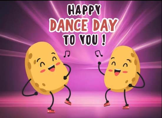 Happy Dance Day Wish Free Dance Day eCards, Greeting Cards | 123 Greetings