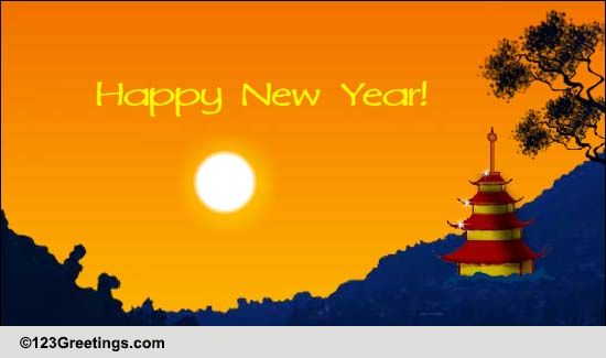 Shines With Joy And Success... Free Japanese New Year eCards | 123 ...