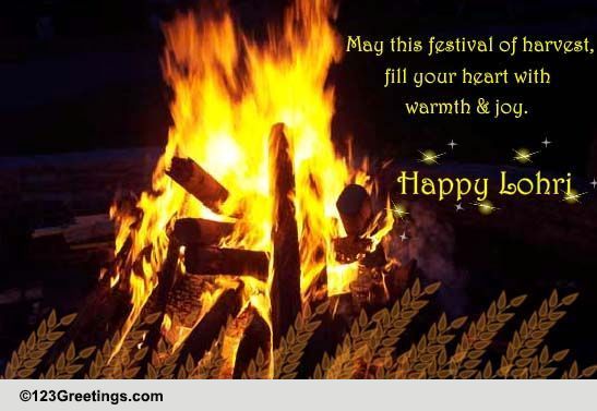 Happy Lohri Greetings. Free Lohri eCards, Greeting Cards | 123 Greetings