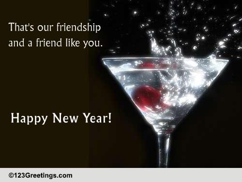 New Year Toast For Friend... Free Toast eCards, Greeting Cards | 123 ...