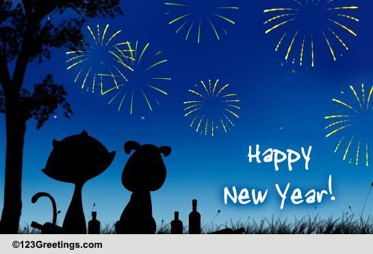 Wish Happy New Year To Your Buddy. Free Friends eCards, Greeting Cards ...