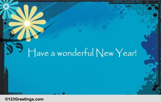 A Wonderful New Year... Free Inspirational Wishes eCards, Greeting ...