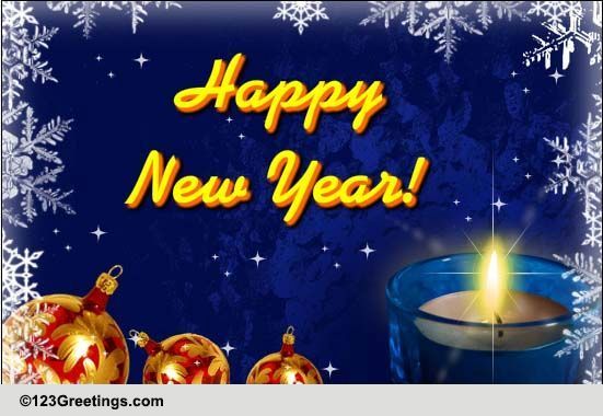 New Light Of Hope On New Year. Free Inspirational Wishes eCards | 123 ...