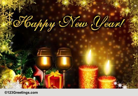 Joy And Happiness This New Year! Free Inspirational Wishes eCards | 123 ...