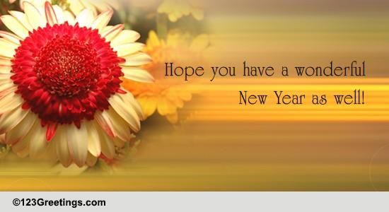 A Special New Year Thanks... Free Thank You eCards, Greeting Cards ...