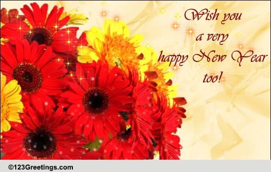 New Year Thank You Wish. Free Thank You eCards, Greeting Cards | 123 ...