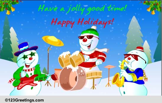 Season's Greetings, Fun And Cheer. Free Holiday Cheer eCards | 123 ...