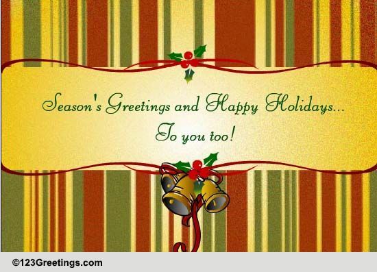 Thanks For Your Warm Greetings... Free Thank You eCards, Greeting Cards ...