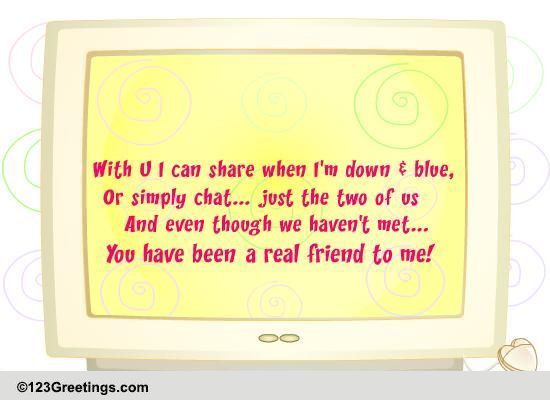 A Real Friend... Free Secret Pal Day eCards, Greeting Cards | 123 Greetings