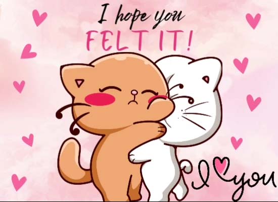 Cute Hug Day Ecard For Your Loved One. Free Love Hugs eCards | 123 ...