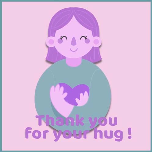 Thank. You For The Hug. Free Thank You eCards, Greeting Cards | 123 ...