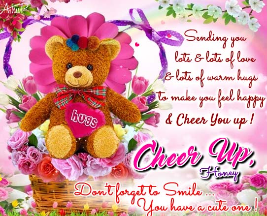 Cheerful Love & Hugs For You. Free Cheer Up Day eCards | 123 Greetings