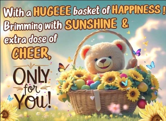 Extra Dose Of Cheer Only For You. Free Cheer Up Day eCards | 123 Greetings