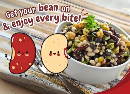 A Day Full Of Fibre And Flavour Free Eat Beans Day eCards | 123 Greetings