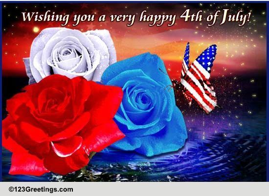 Blooming Wishes For July 4th! Free Happy Fourth of July eCards | 123 ...