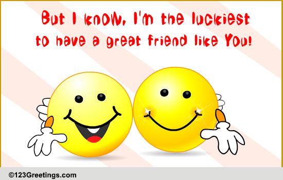 Great Friend... Free Friendship Festival eCards, Greeting Cards | 123 ...
