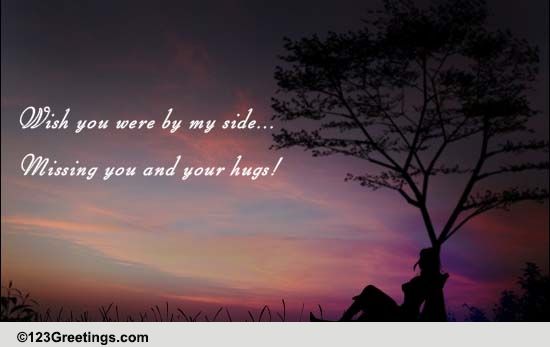 Missing You And Your Hugs... Free Hug Week eCards, Greeting Cards | 123 ...