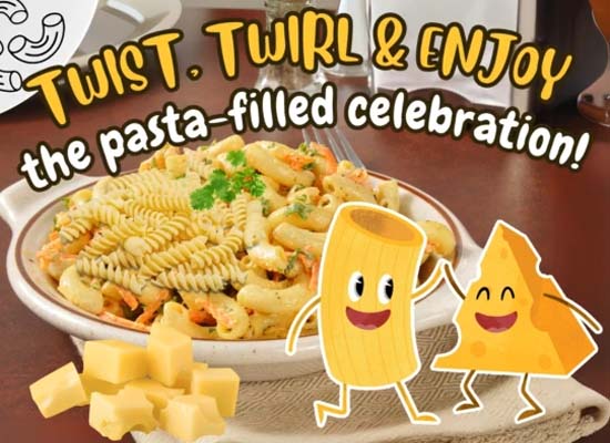 Cheesy Macaroni Day Wishes. Free Macaroni Day eCards, Greeting Cards ...
