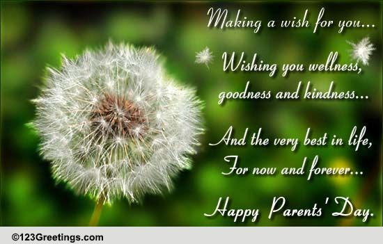 Parents' Day Heartfelt Wishes. Free Parents' Day eCards, Greeting Cards ...