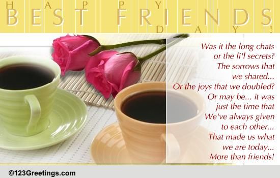 To My Best Friend... Free Friends Forever eCards, Greeting Cards | 123 ...