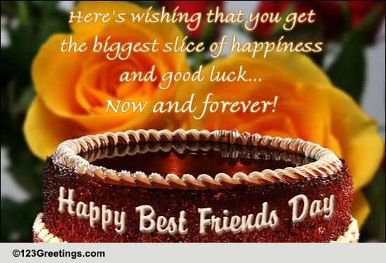 Wish Happy Best Friends Day. Free Happy Best Friends Day eCards | 123 ...