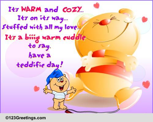 Warm And Cozy... Free Cuddle Up Day eCards, Greeting Cards | 123 Greetings