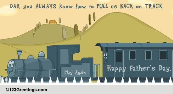 You Bring Us Back On Track... Free Fun eCards, Greeting Cards | 123 ...
