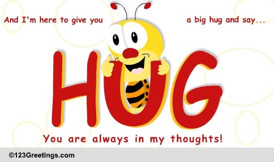 A Cute Wish On Hug Holiday Week. Free Hug Holiday Week eCards | 123 ...