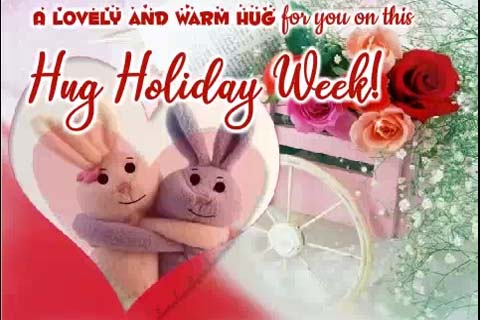 Hug Holiday Week Cards, Free Hug Holiday Week Wishes, Greeting Cards ...