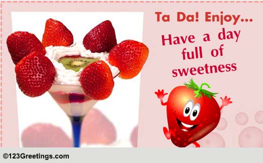 Click For Some Cool Treats! Free National Strawberry Parfait Day eCards ...