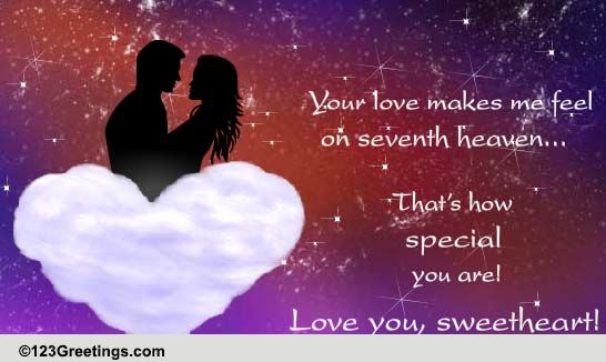 On Seventh Heaven In Love... Free Profess Your Love Day eCards | 123 ...