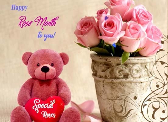 Rose Month Cards, Free Rose Month Wishes, Greeting Cards | 123 Greetings