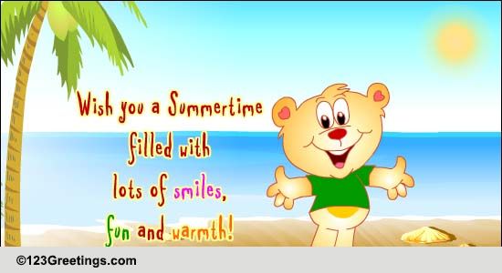 Summer Hugs For Friends And Family. Free Friends & Family eCards | 123 ...