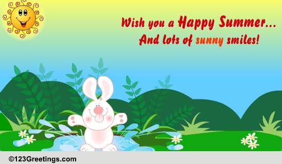 Splash You With Summer Fun! Free Friends & Family eCards | 123 Greetings