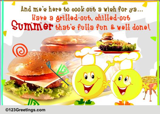Me's Here To Cook Out A Wish... Free Fun eCards, Greeting Cards | 123 ...