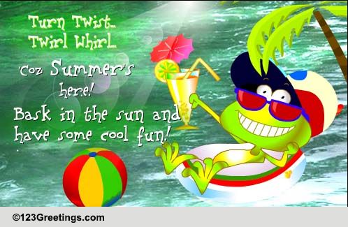 Happy Summer Fun! Free Happy Summer eCards, Greeting Cards | 123 Greetings