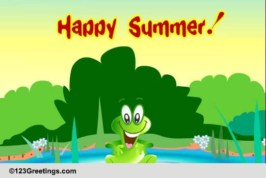 Splashing Summer Cool Fun. Free Happy Summer eCards, Greeting Cards ...