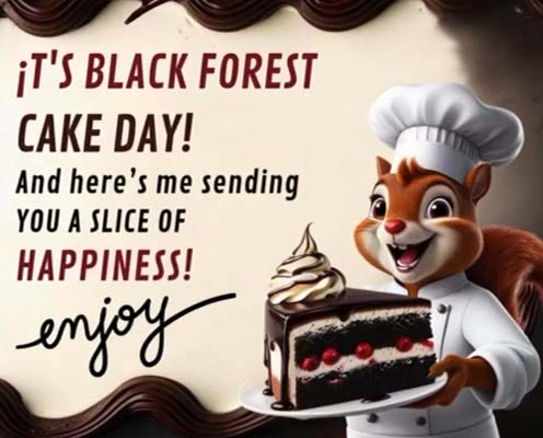 Slice Of Happiness Free Black Forest Cake Day eCards, Greeting Cards ...