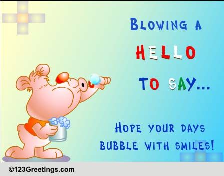 Bubble Week Cards, Free Bubble Week Wishes, Greeting Cards | 123 Greetings