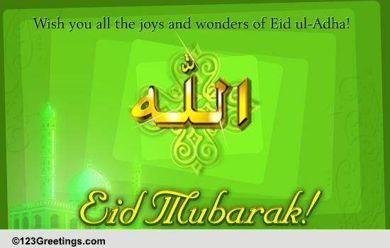 Wonderful Moments... Free Spirit of Eid eCards, Greeting Cards | 123 ...