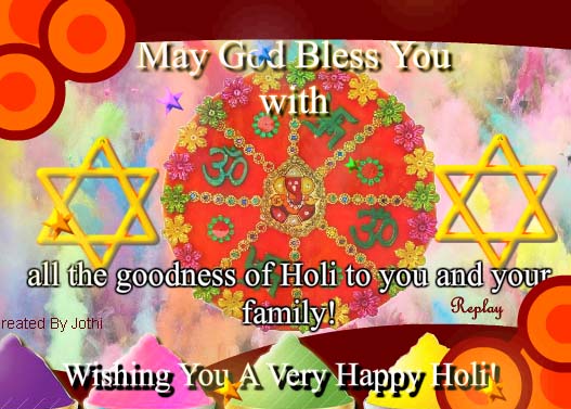 Holi Blessings From Holy God! Free Happy Holi eCards, Greeting Cards ...