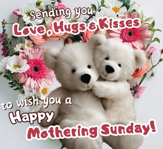 Sending Love And Hugs. Free Mothering Sunday eCards, Greeting Cards ...