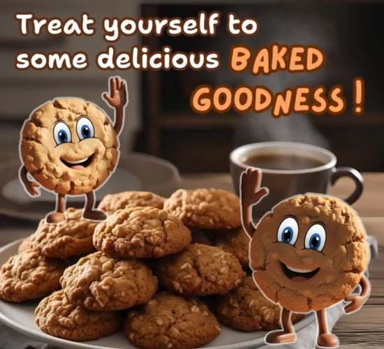 Baked Goodness For You. Free Oatmeal Cookie Day eCards, Greeting Cards ...