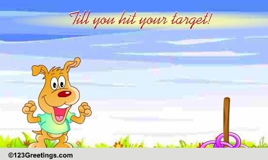 Hit The Target! Free Optimism Month eCards, Greeting Cards | 123 Greetings