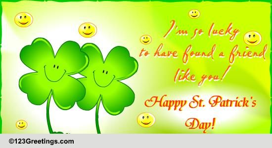 St. Patrick's Day Friends Cards, Free St. Patrick's Day Friends Wishes ...